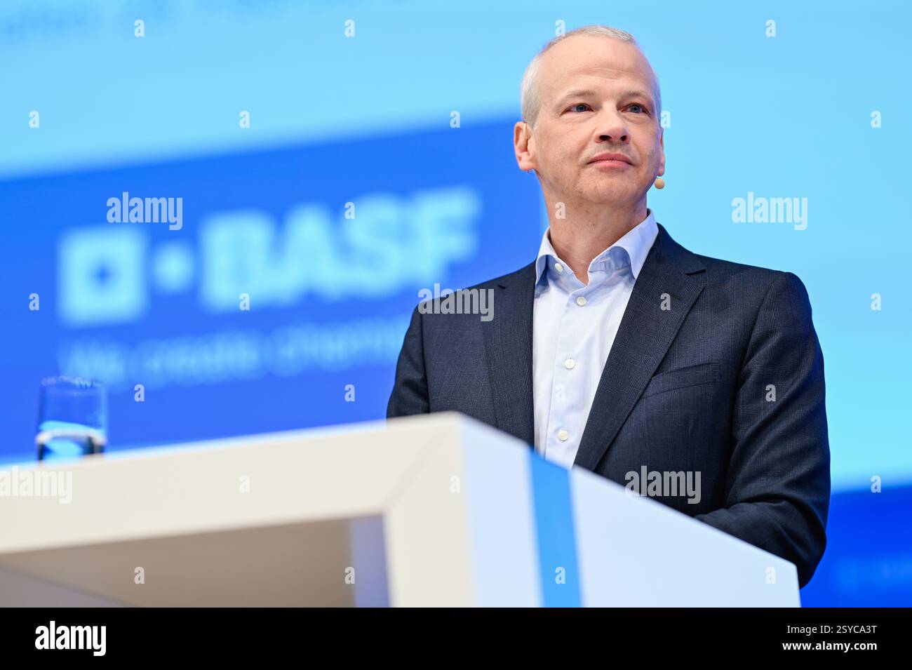 Ludwigshafen, Germany. 28th Feb, 2025. Markus Kamieth, Chairman of the ...
