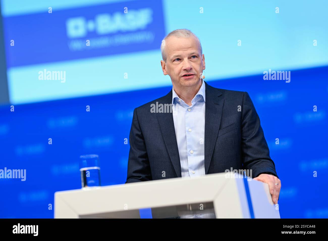 Ludwigshafen, Germany. 28th Feb, 2025. Markus Kamieth, Chairman of the ...