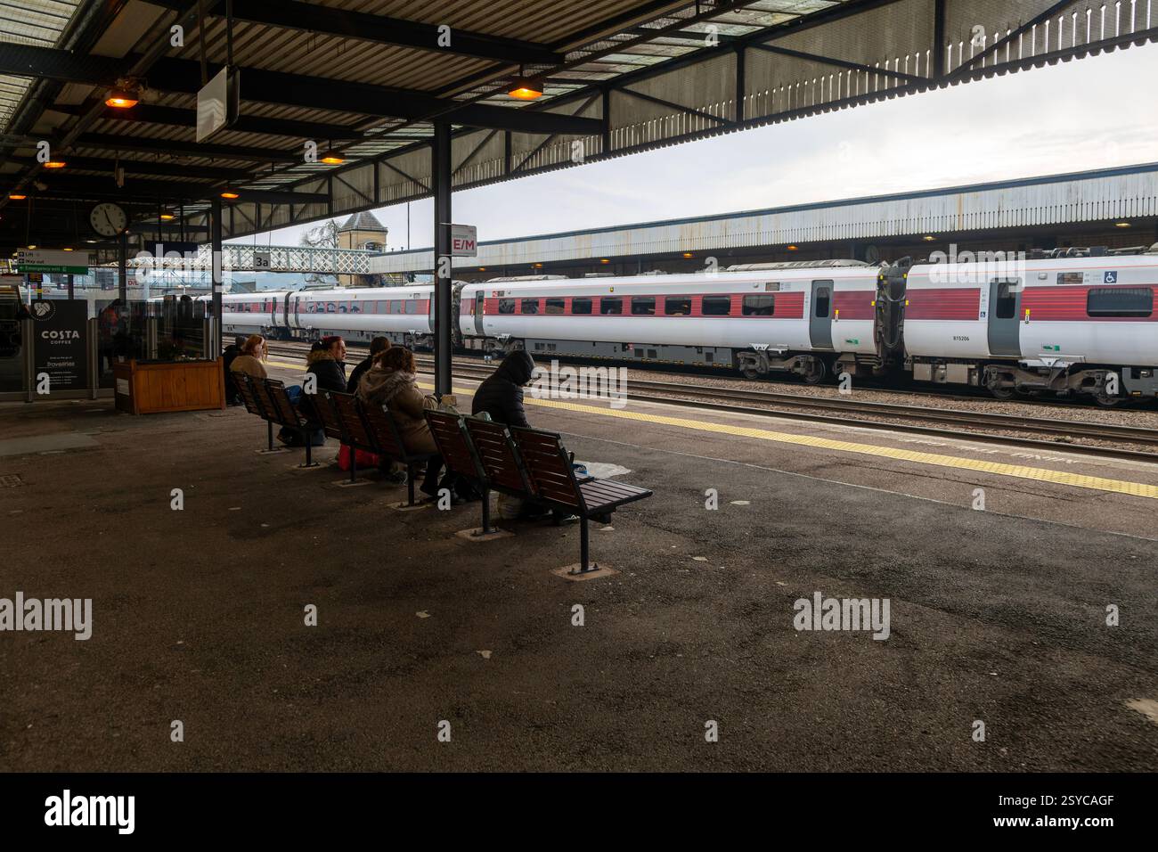 London North Eastern Railway LNER, British Rail Class 801 Azuma train ...