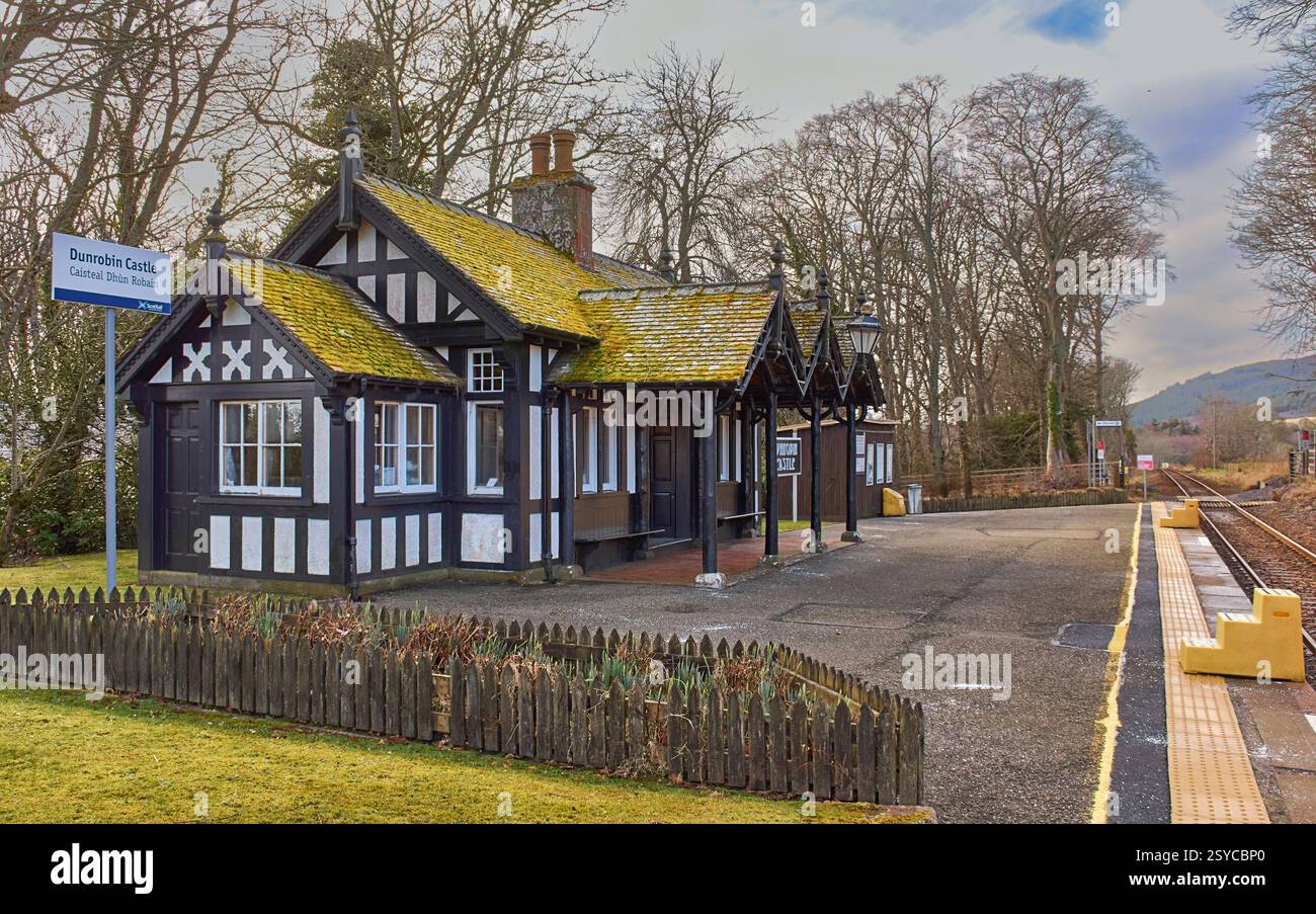 Dunrobin Castle ScotRail Station Sutherland Scotland the station ...
