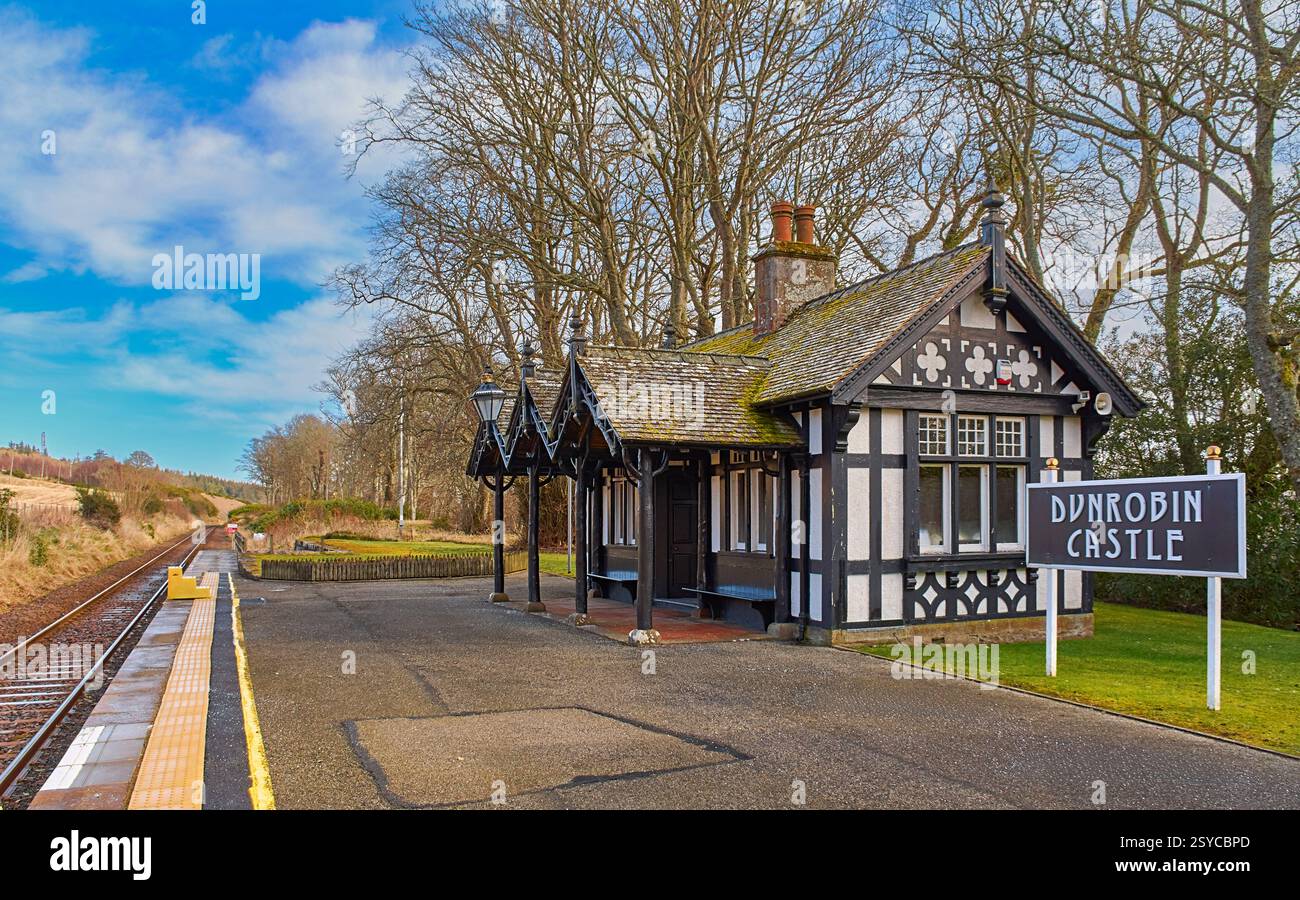 Dunrobin Castle ScotRail Station Sutherland Scotland the station ...