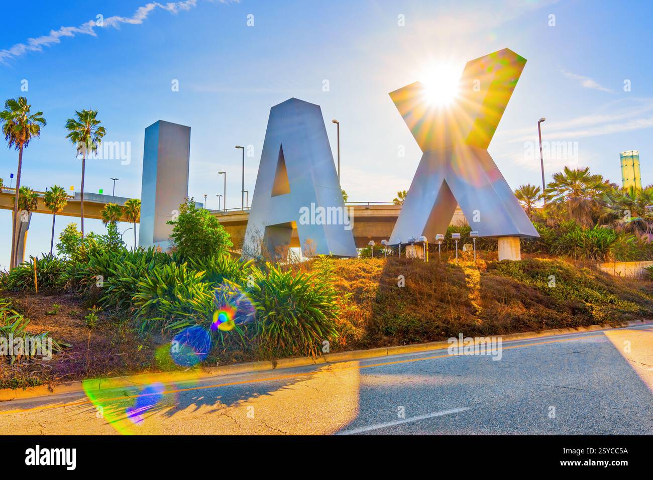 Los Angeles, California - January 6, 2025: Iconic LAX signage showcases ...