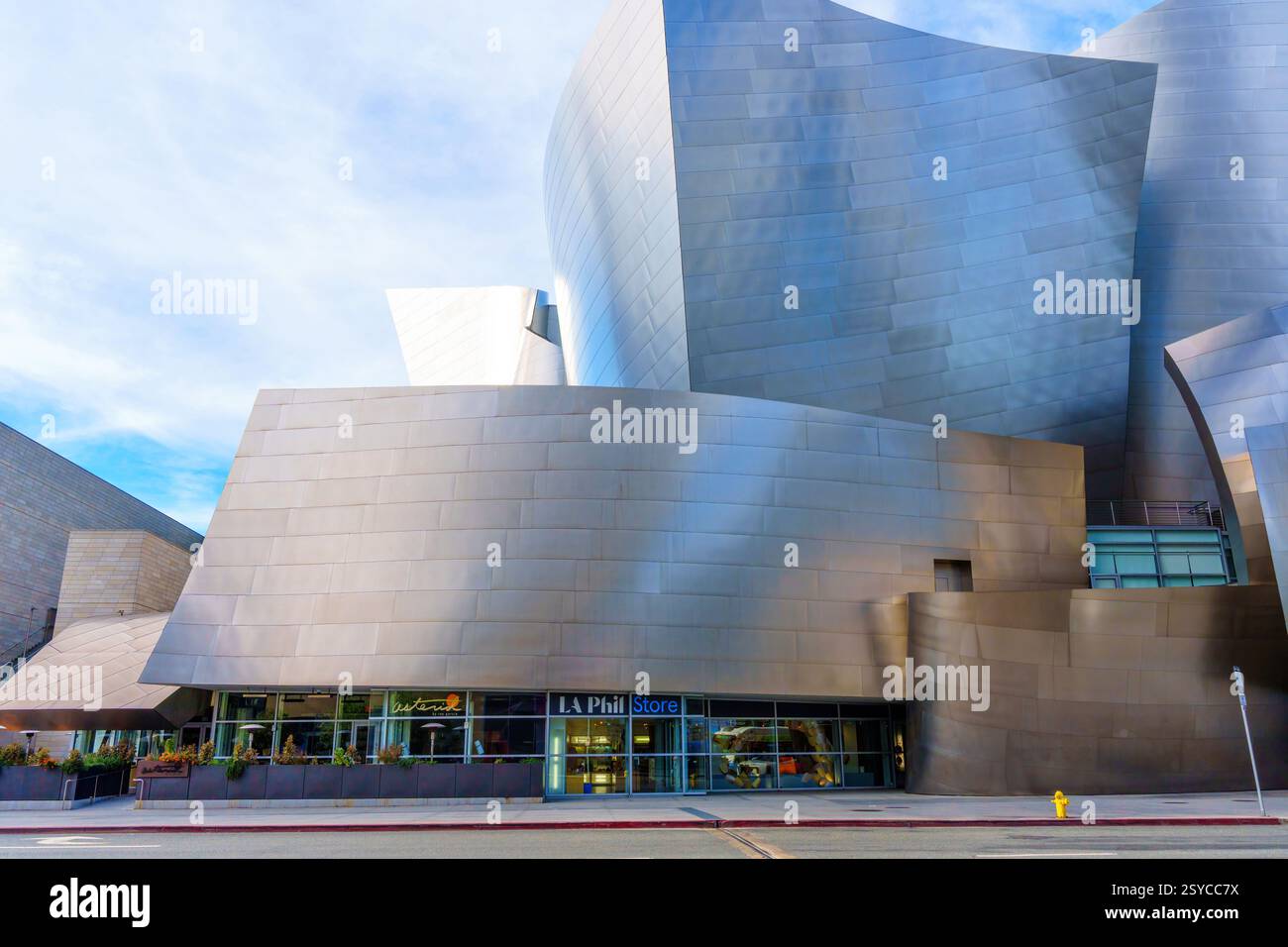 Los Angeles, California - January 7, 2025: Dramatic curves and shiny ...
