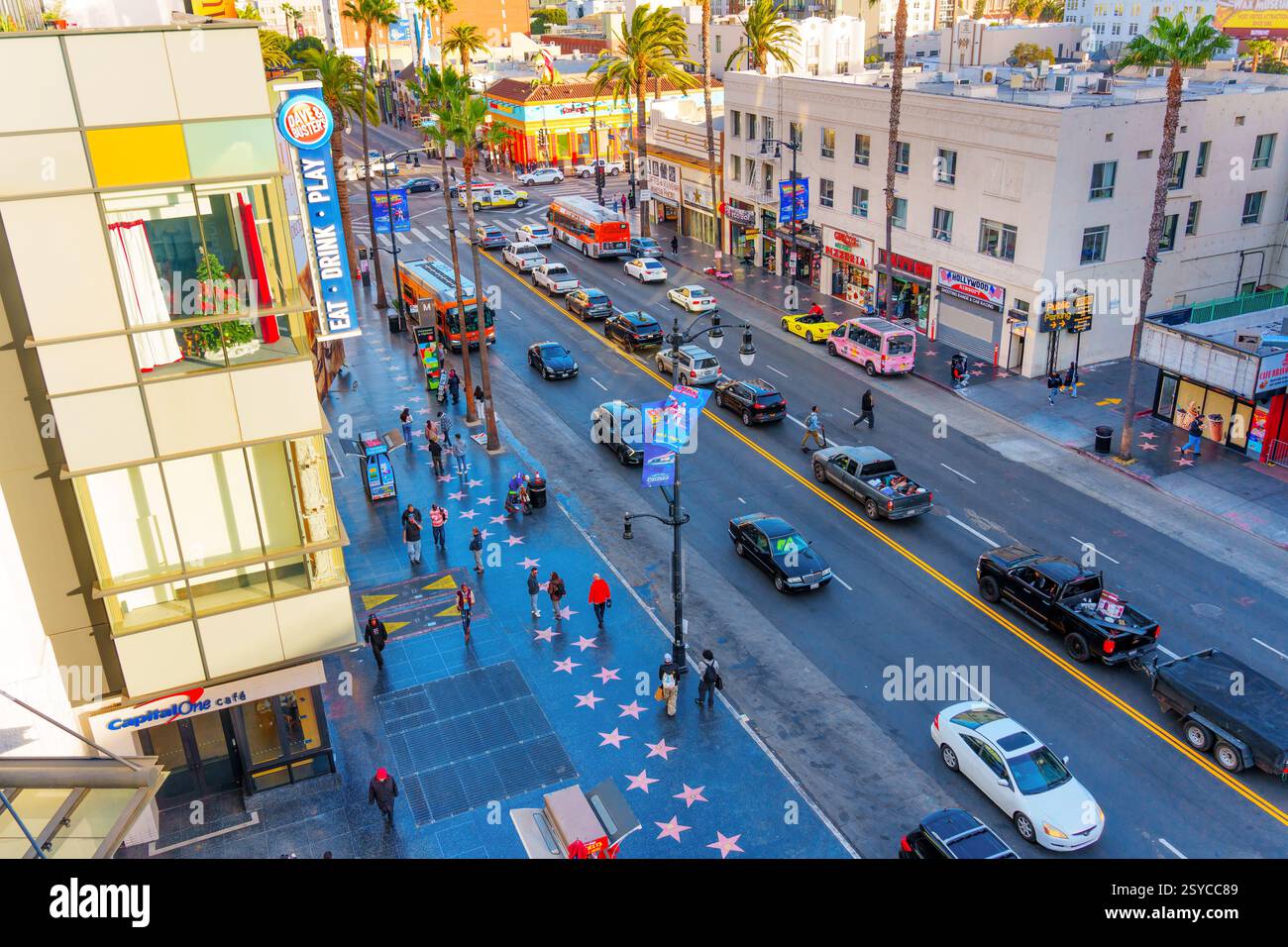 Los Angeles, California - January 8, 2025: Aerial view of Hollywood ...