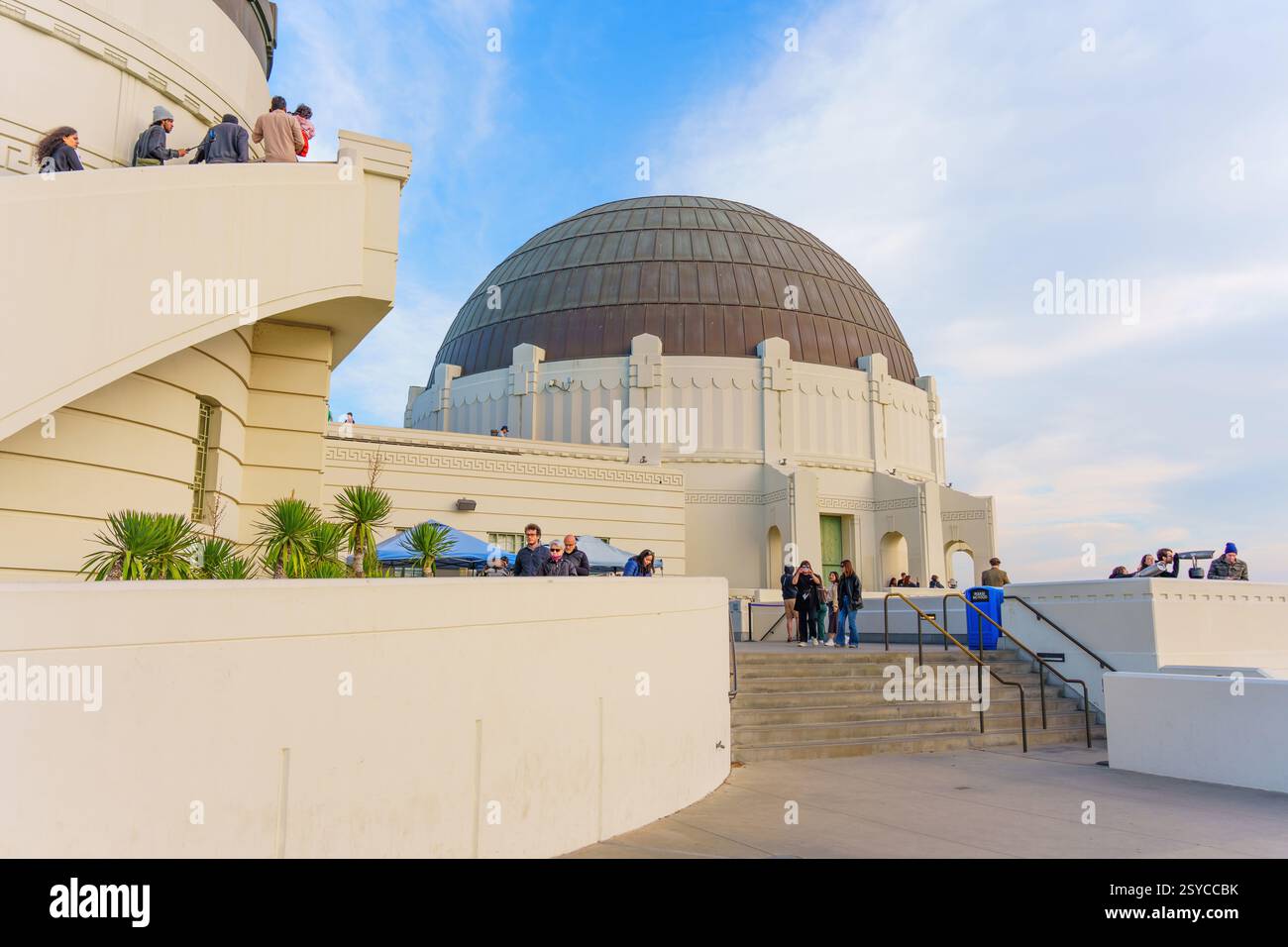 Los Angeles, California - December 14, 2024: Crowd of visitors at ...