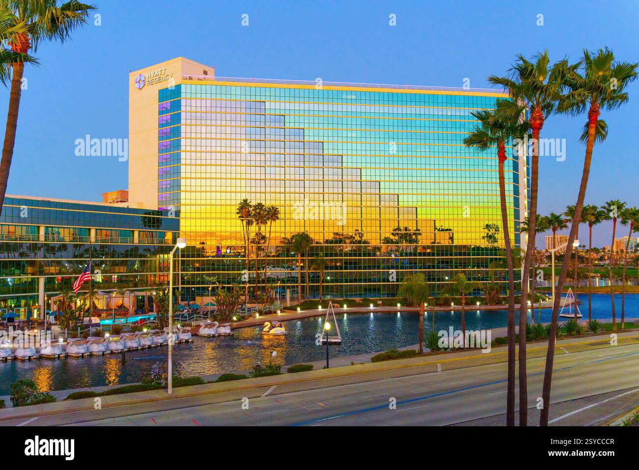 Long Beach, California - January 11, 2025: Hyatt Regency Long Beach ...