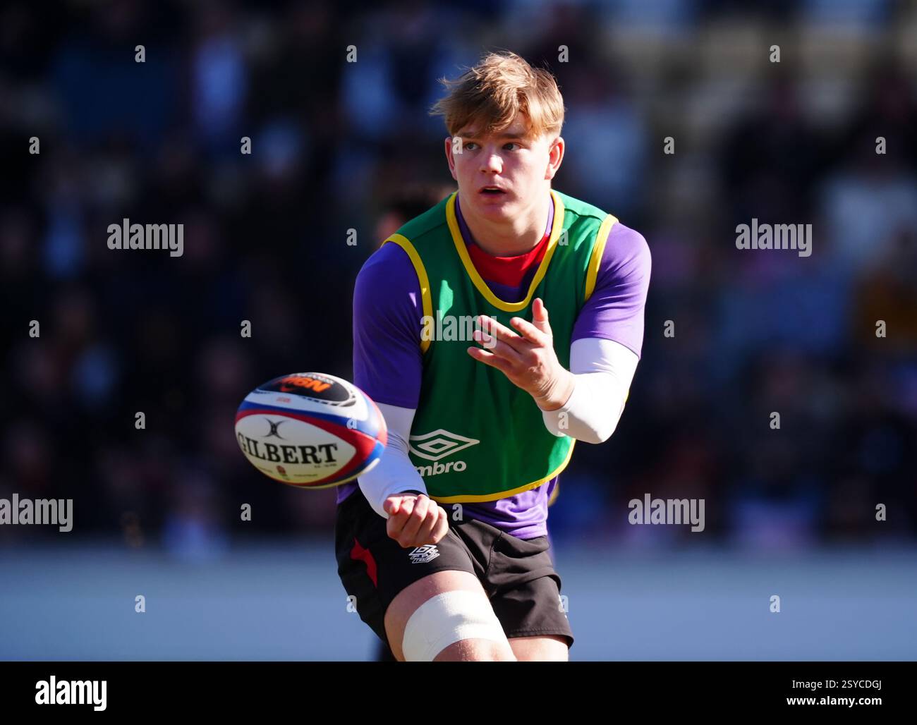 England's Henry Pollock during a training session at LNER Community ...