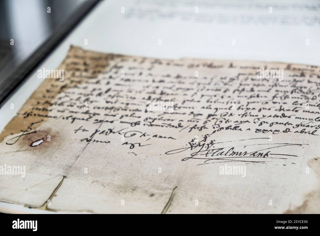 Columbian documents in the Casa de Alba, referring to Christopher ...