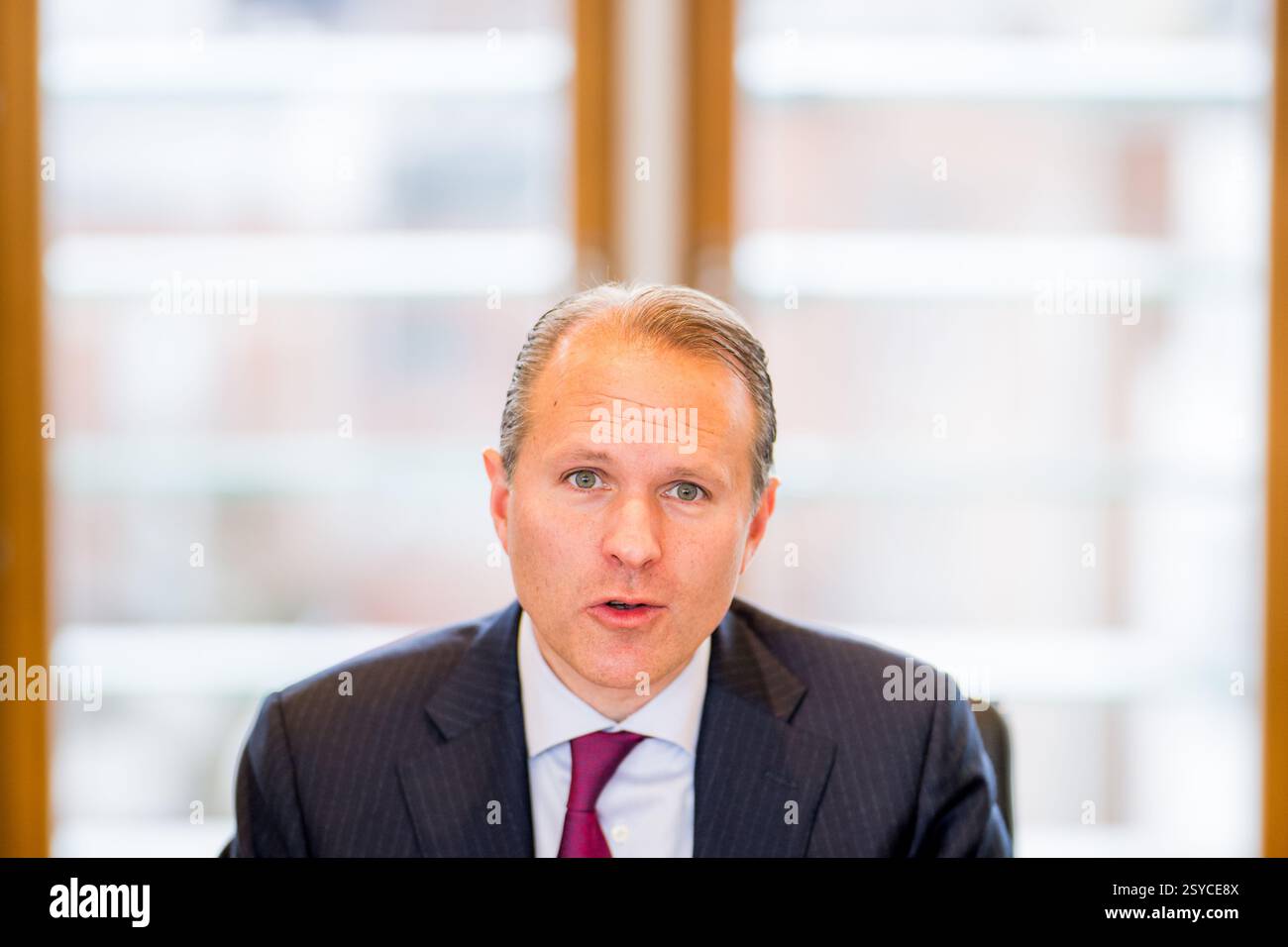 Antwerp, Belgium. 28th Feb, 2025. Ackermans & van Haaren co-CEO John ...