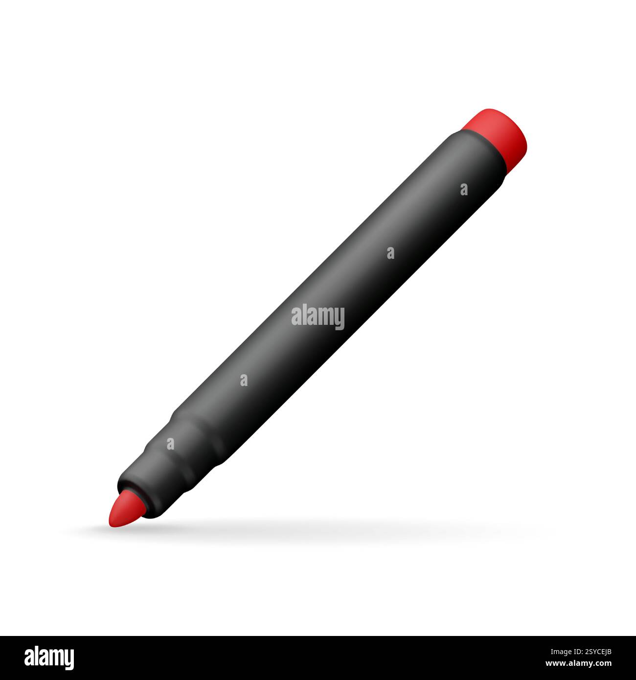 3D markers pen isolated on white Stock Vector Image & Art - Alamy