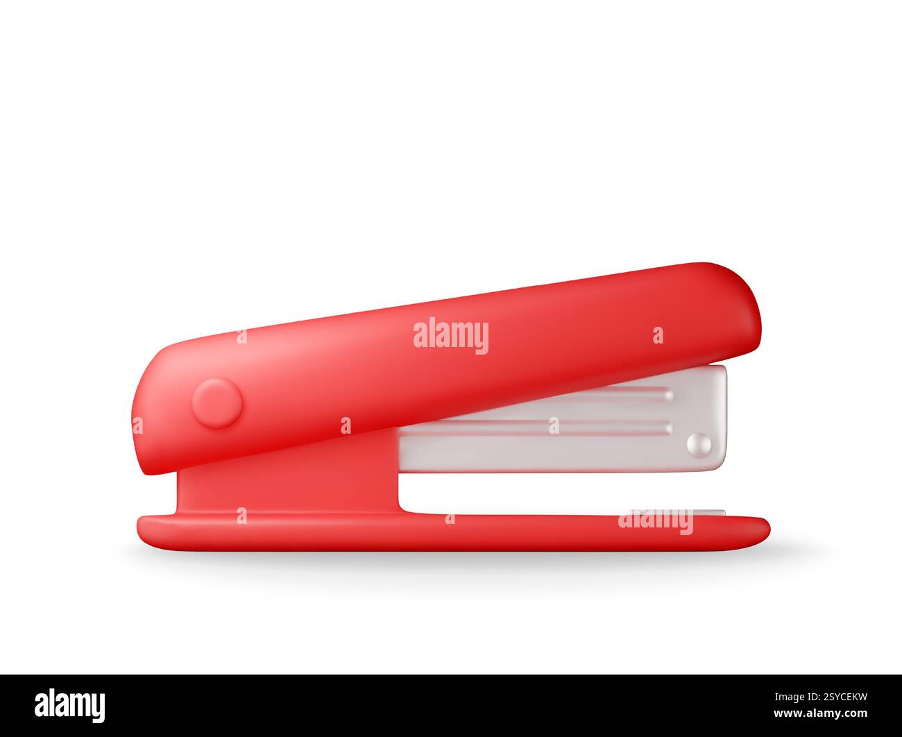 Office stapler paper fastening Stock Vector Images - Alamy
