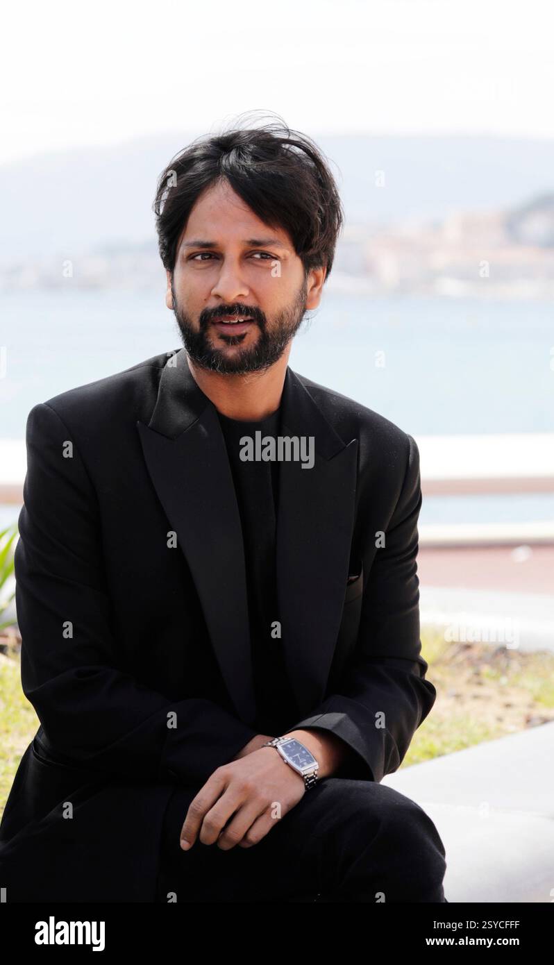 Indian actor Tanmay Dhanania at the Cannes Film Festival 2024 with his ...