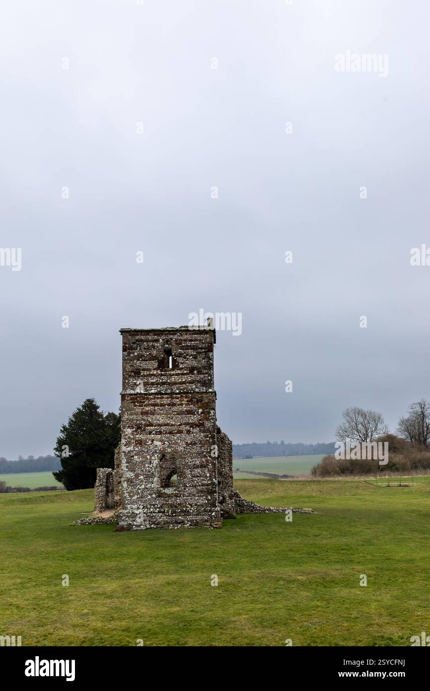 Knowlton Church in Dorset, England UK Stock Photo - Alamy