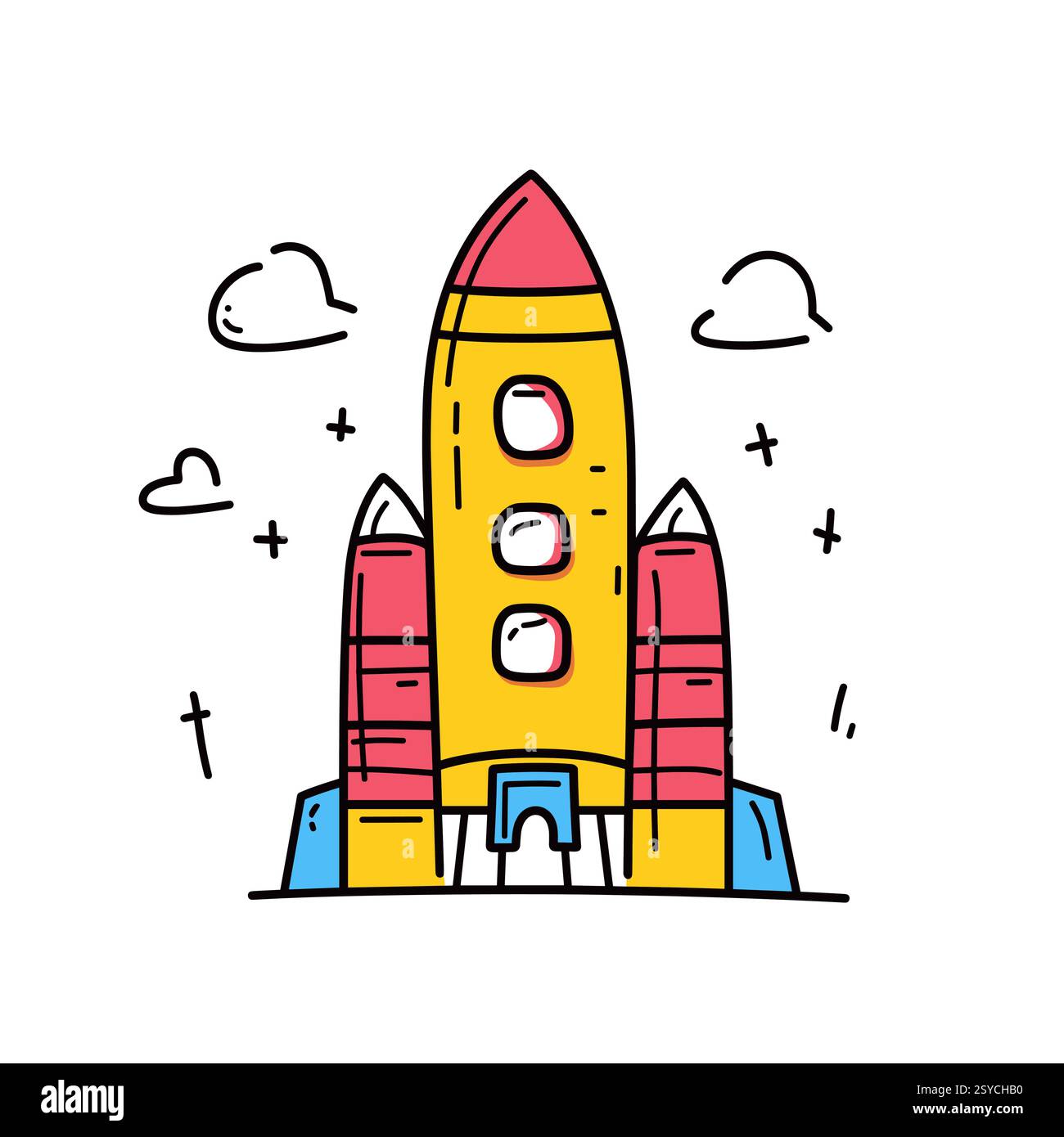 Simple minimalist drawing of Kennedy Space Center. Kennedy Space Center ...