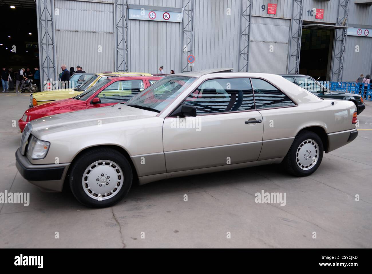 Málaga, Spain - January, 25, 2025: Mercedes-Benz C124 coupe at Retro ...