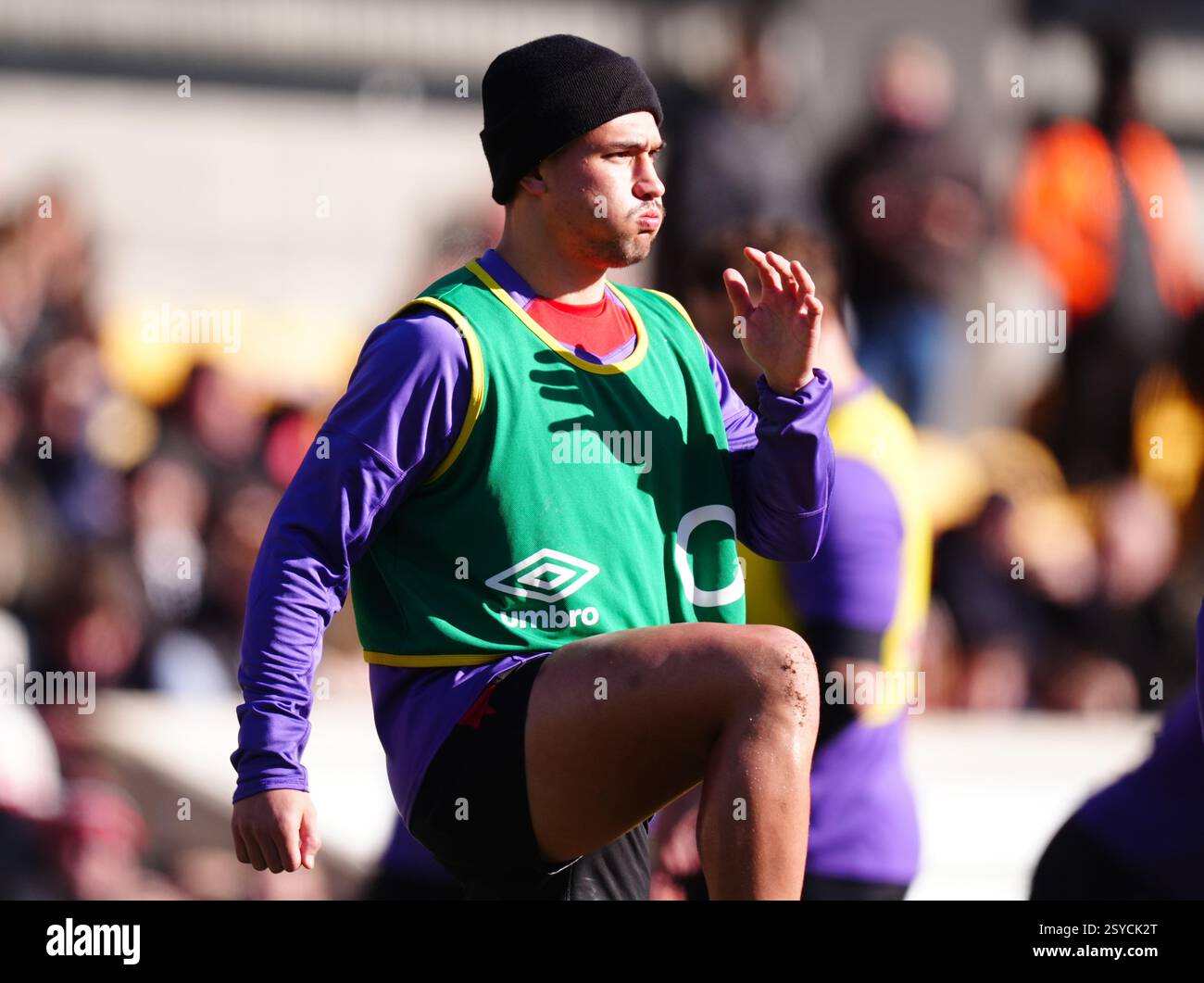 England's Marcus Smith during a training session at LNER Community ...