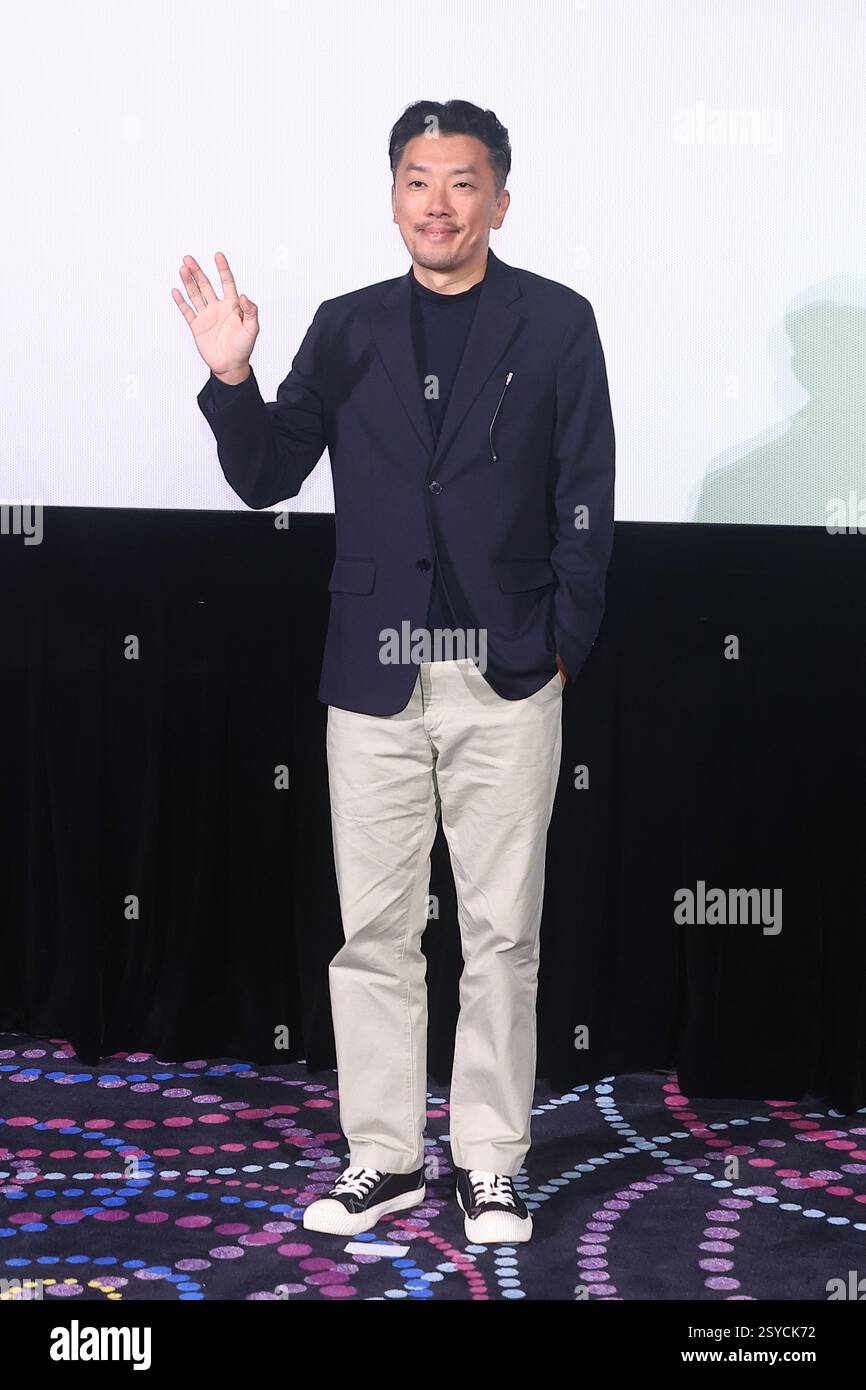 TAIPEI, CHINA - FEBRUARY 28, 2025 - Taiwan actor haohao attends a press ...