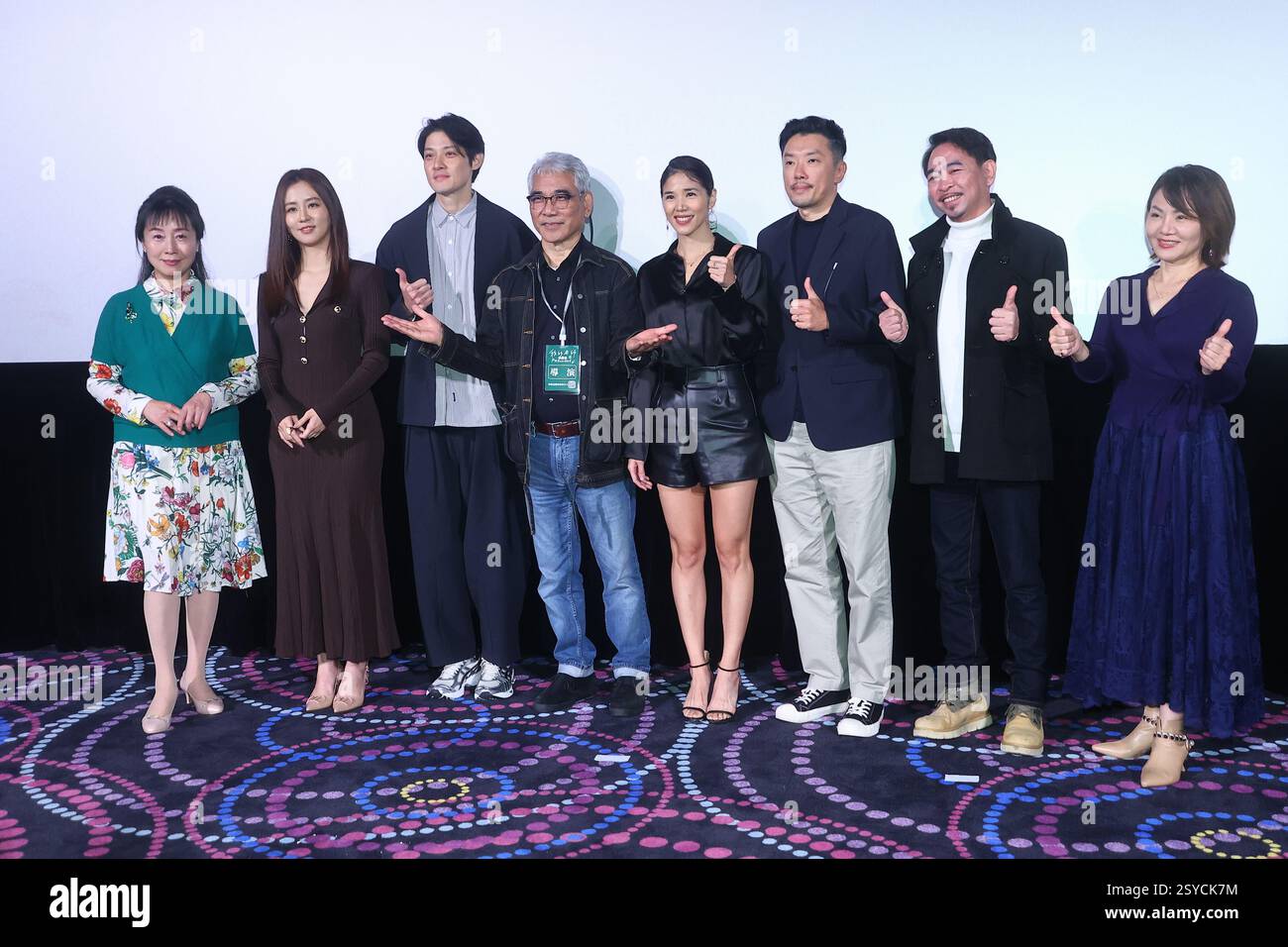 TAIPEI, CHINA - FEBRUARY 28, 2025 - Taiwan actor haohao attends a press ...