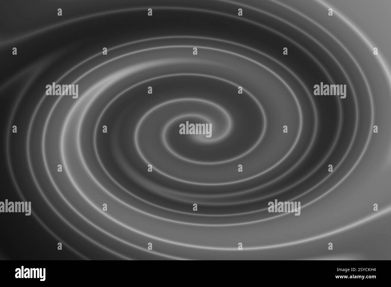 Abstract black and white swirl design with hypnotic spiral patterns ...