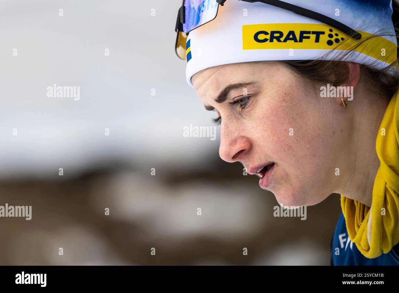 Trondheim, Norway. 28th Feb, 2025. 250228 Ebba Andersson of the Swedish ...
