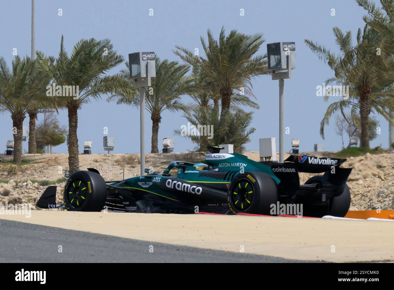 Sakhir, Bahrain. 28th Feb 2025. Fernando Alonso of Aston Martin Aramco ...