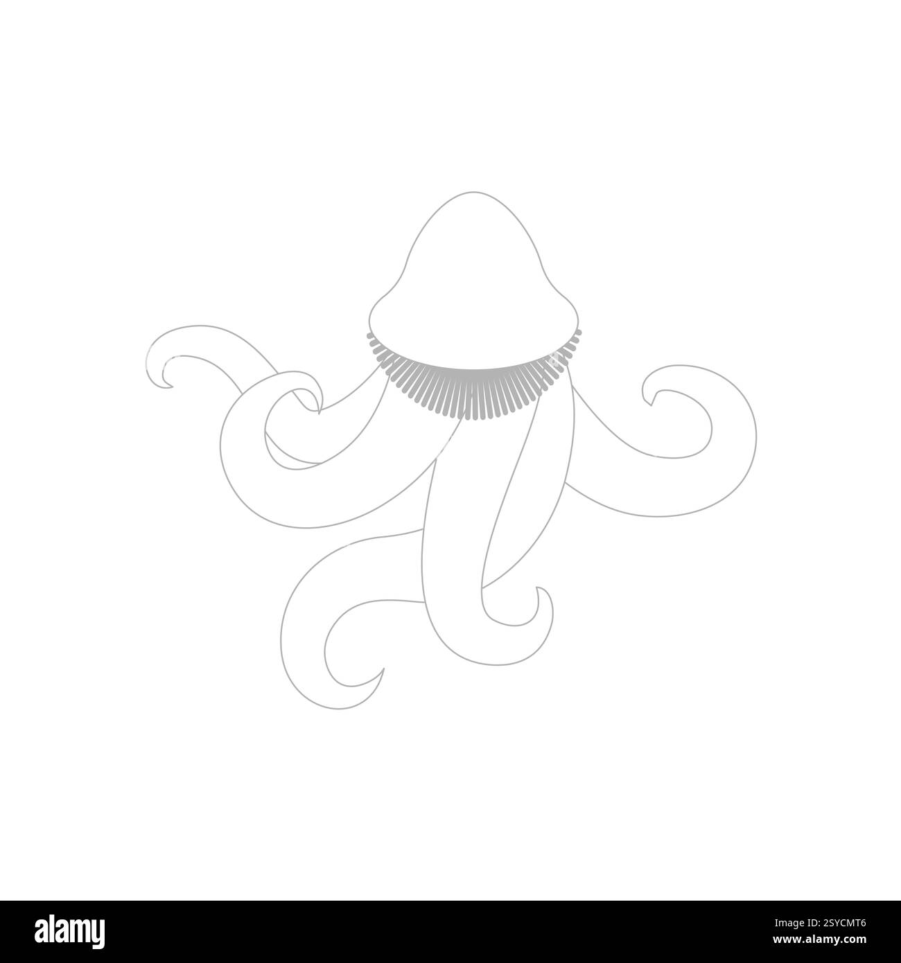 Polypodium hydriforme parasite with tentacles Stock Vector Image & Art ...