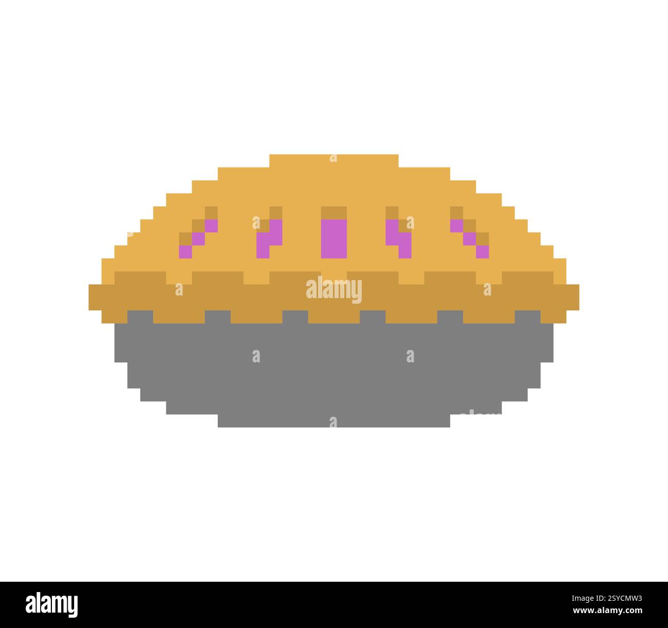Fruit pie pixel art. 8 bit Blueberry Pie Stock Vector Image & Art - Alamy