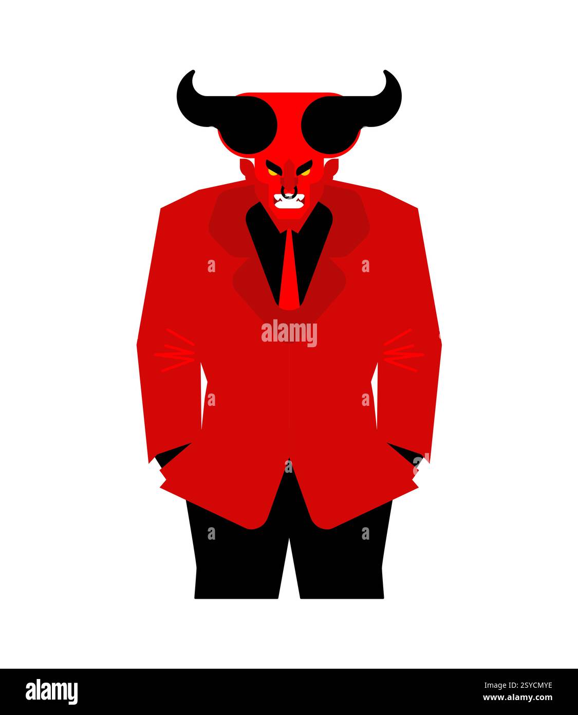 Hand businessman point red Stock Vector Images - Alamy