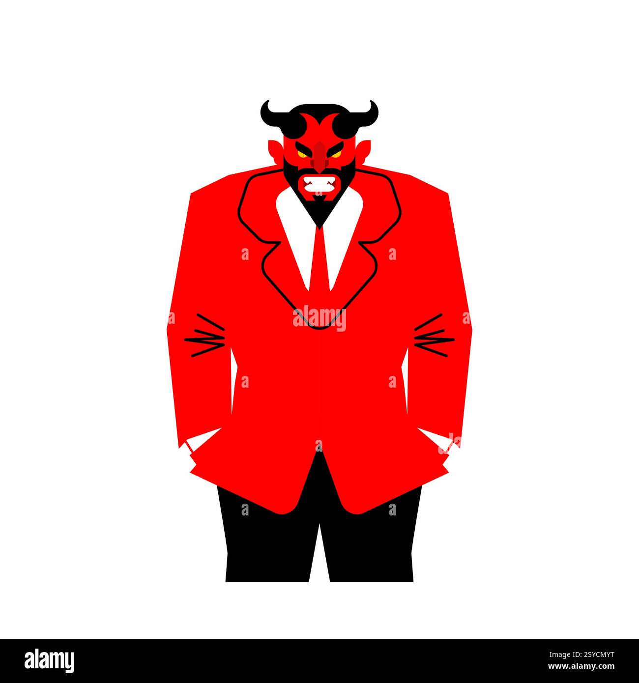 Hand businessman point red Stock Vector Images - Alamy