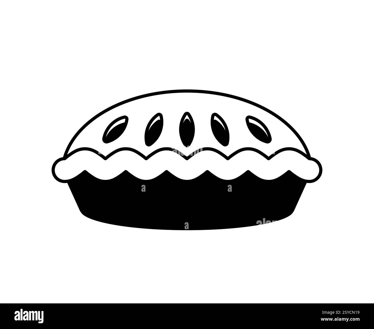 Slice homemade apple pie Black and White Stock Photos & Images - Alamy