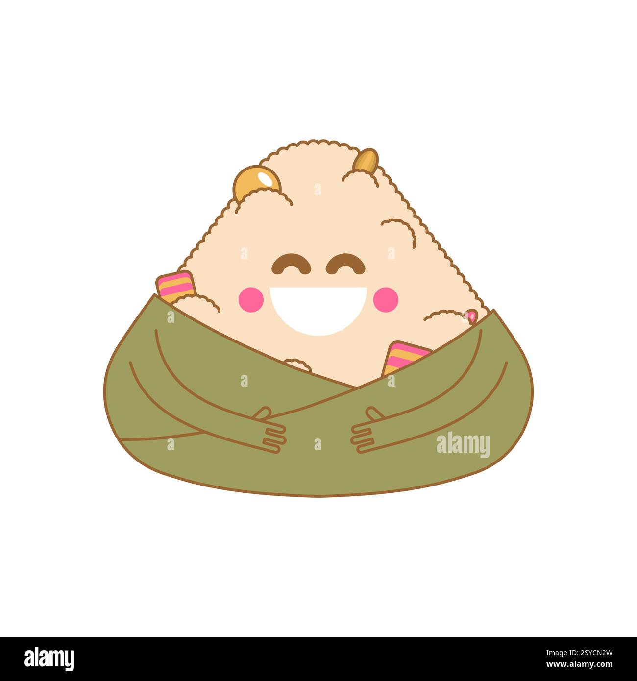 Zongzi is Chinese dish of rice with fillings wrapped in bamboo or reed ...