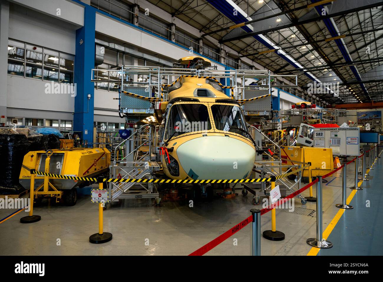 Marignane, France. 27th Feb, 2025. View of the H 160 and H 175 ...