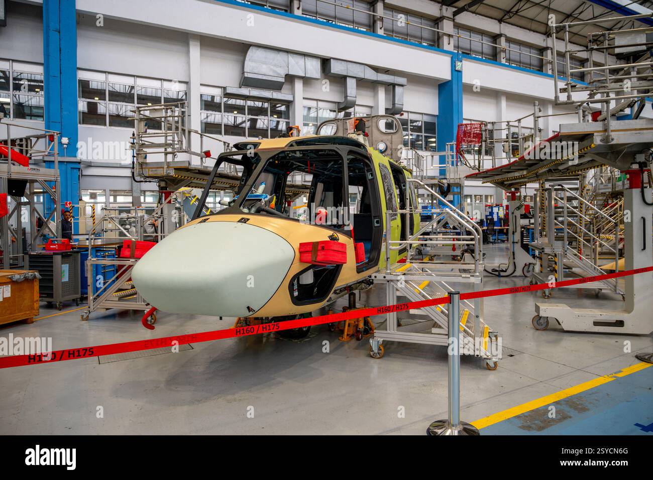 Marignane, France. 27th Feb, 2025. View of the H 160 and H 175 ...