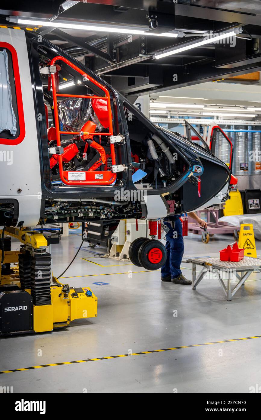Marignane, France. 27th Feb, 2025. View of the H 160 and H 175 ...