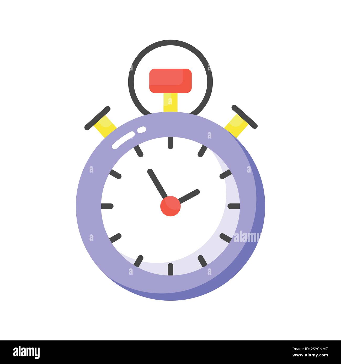 Download This Premium Vector Of Stopwatch Timer In Editable Style Ready To Use Icon Stock