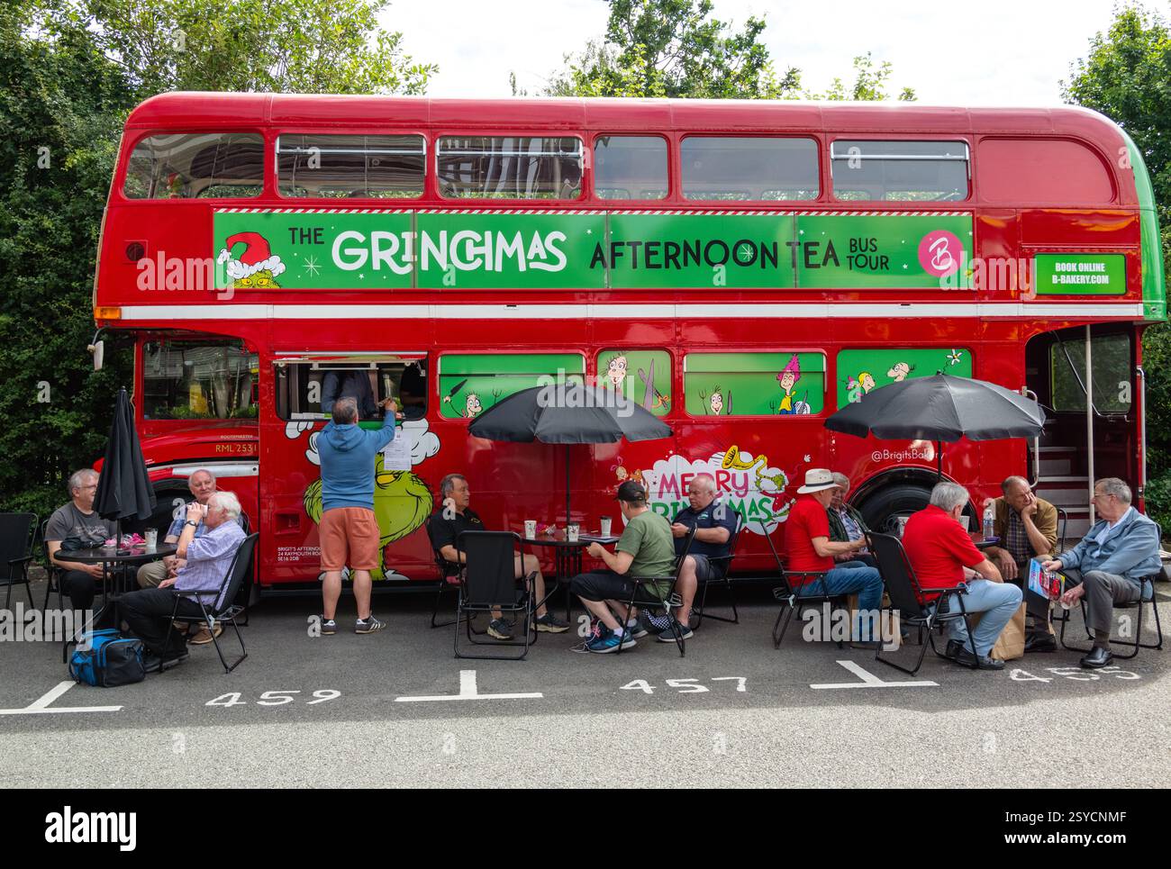 Routemaster buses parade at the 70th anniversary of the first ...