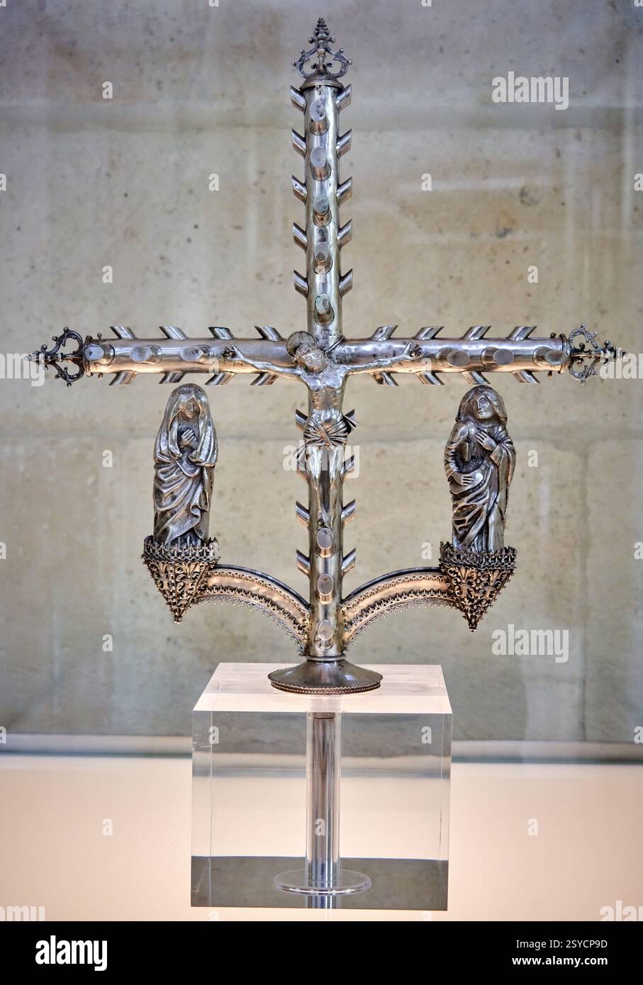 CRUZ DE GAJOS PROCESIONAL, PROCESSIONAL GAJOS CROSS, 1480-1520, Figures ...