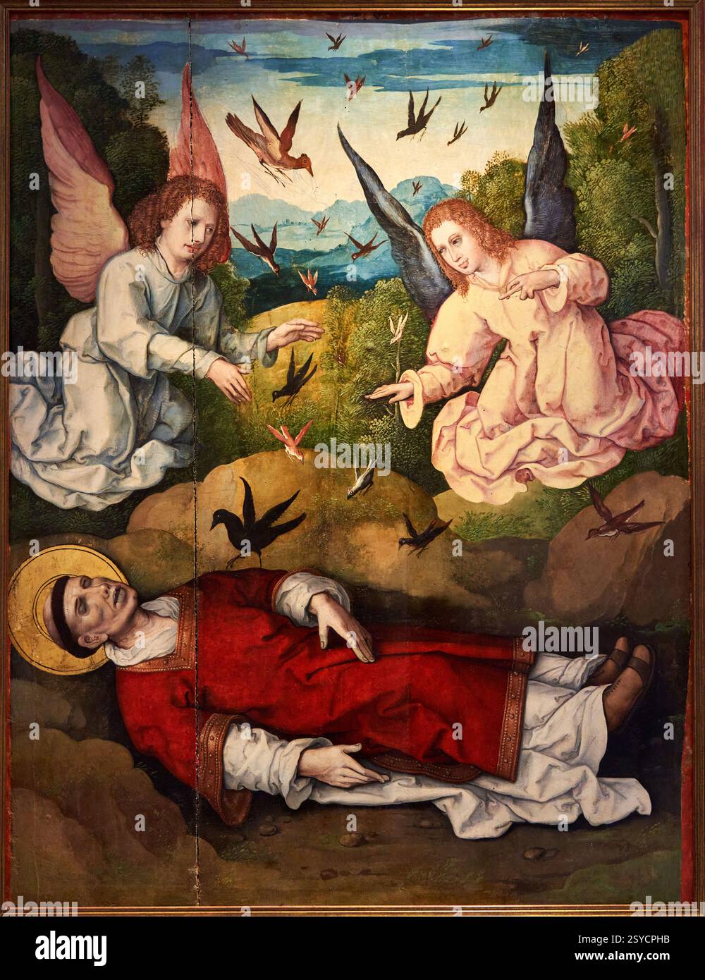 Corpse of st vincent guarded by the raven hi-res stock photography and ...