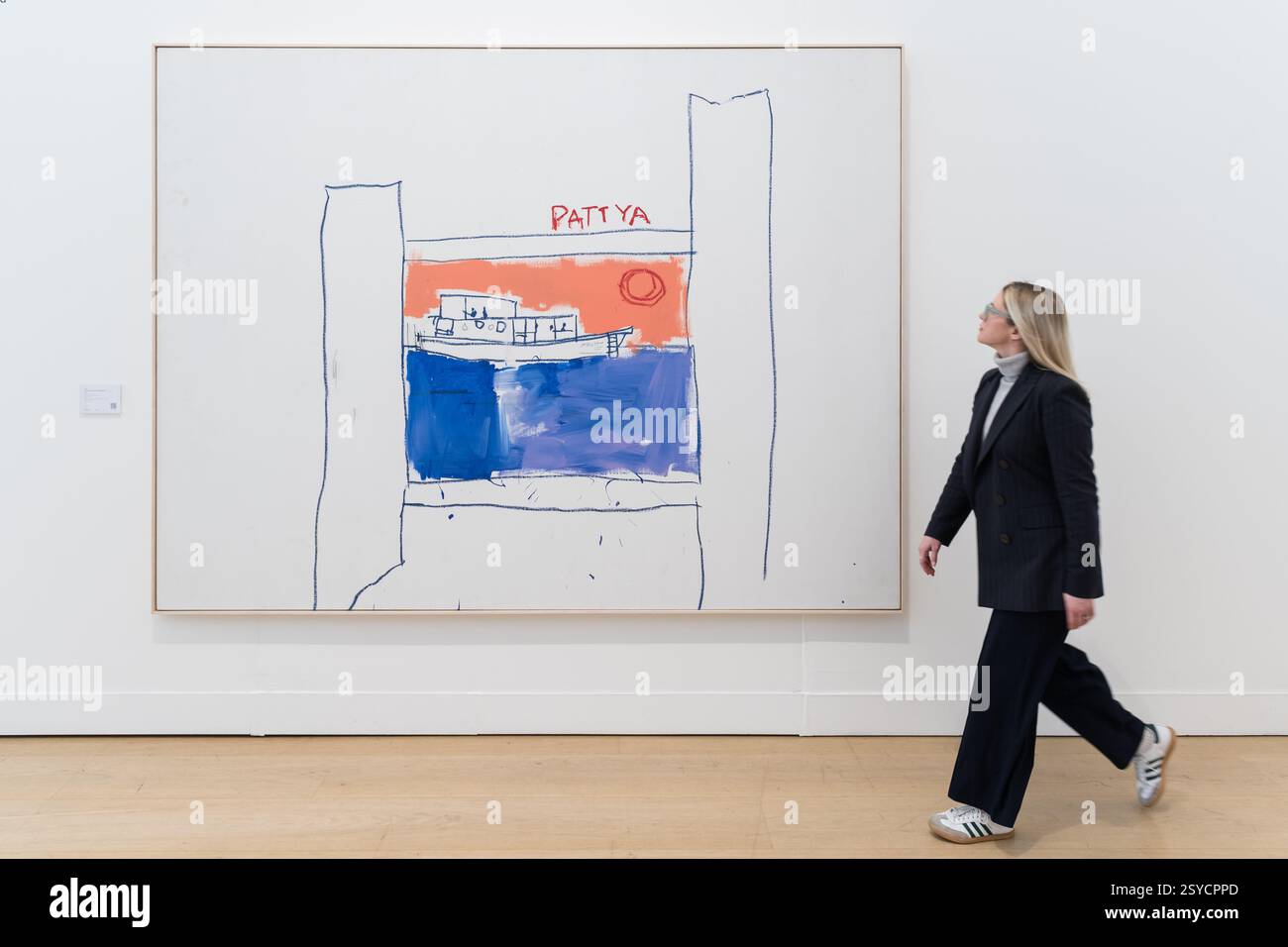 Basquiat 1984 painting hi-res stock photography and images - Alamy