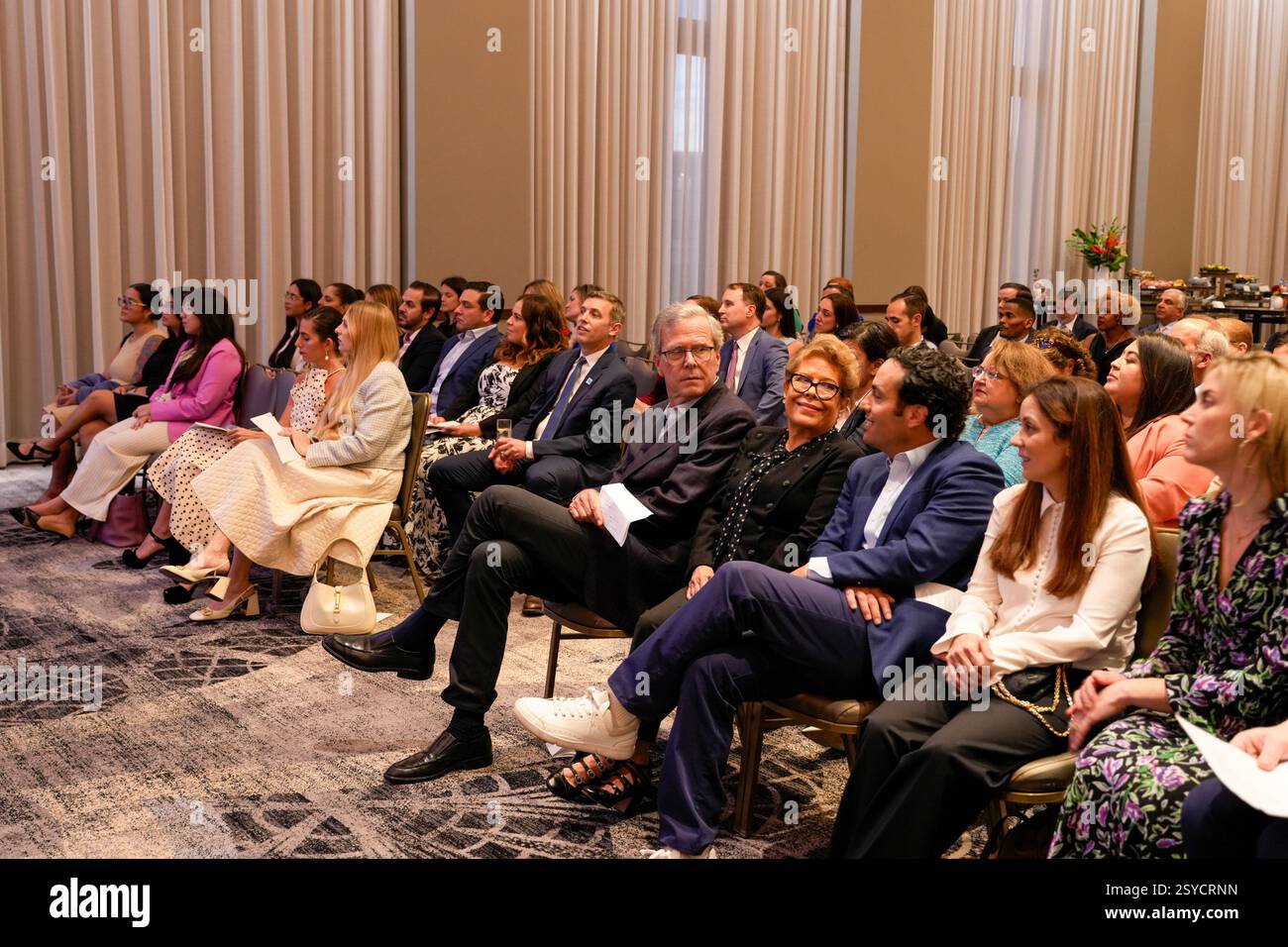 Coral Gables, United States. 27th Feb, 2025. Jeb Bush, Columbia Bush ...