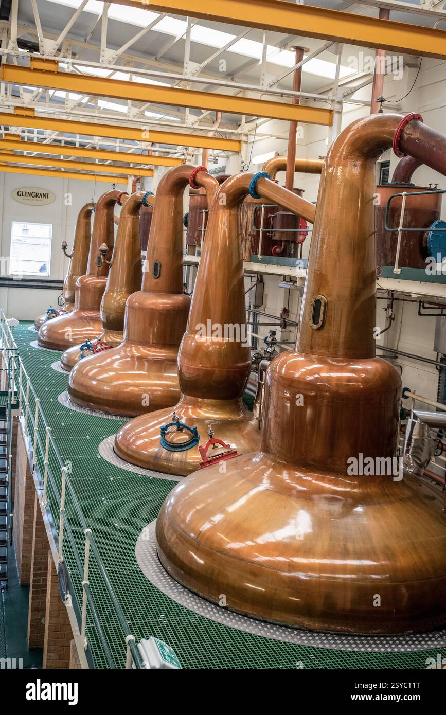 Inside the Glen Grant distillery in Scotland Stock Photo - Alamy