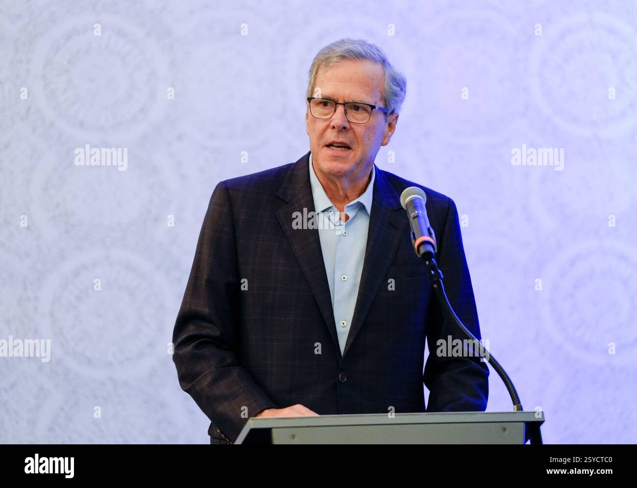 Coral Gables, United States. 27th Feb, 2025. Govenor Jeb Bush duringThe ...