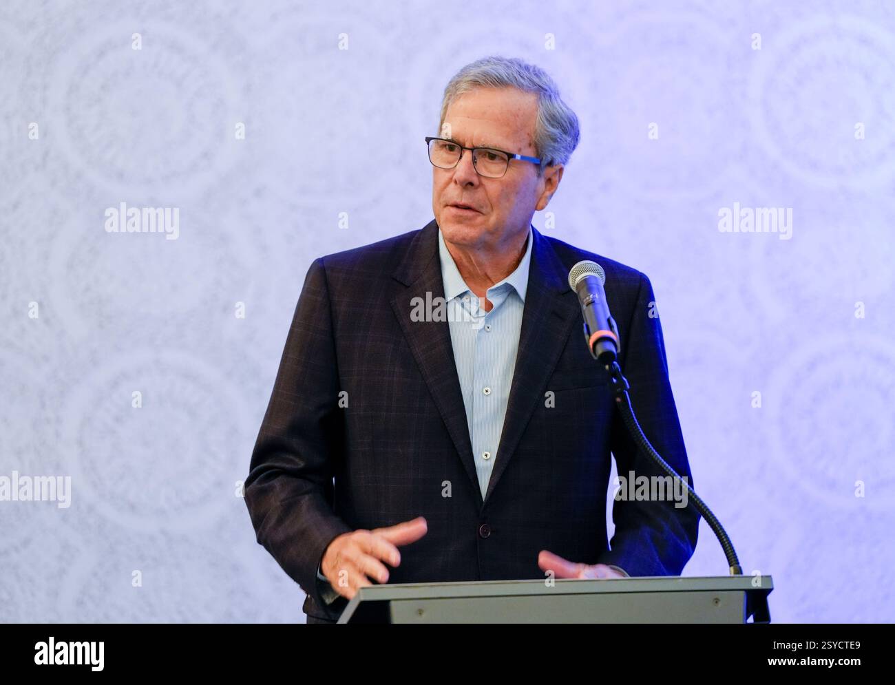 Coral Gables, United States. 27th Feb, 2025. Govenor Jeb Bush duringThe ...