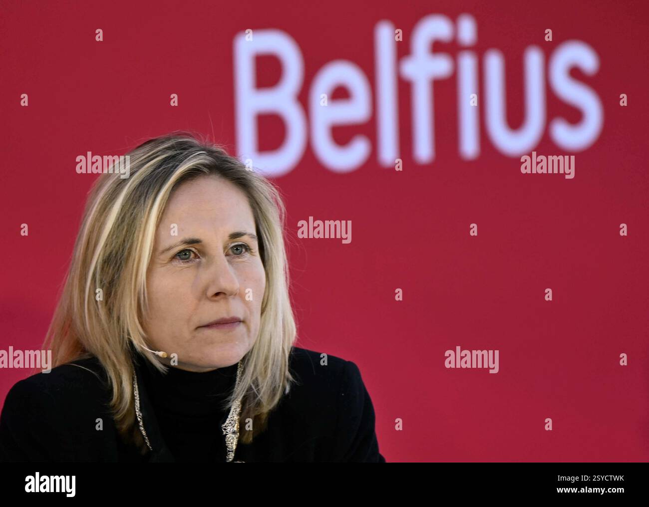 Marianne Collin Chief Risk Officer de Belfius Banque SA pictured during ...