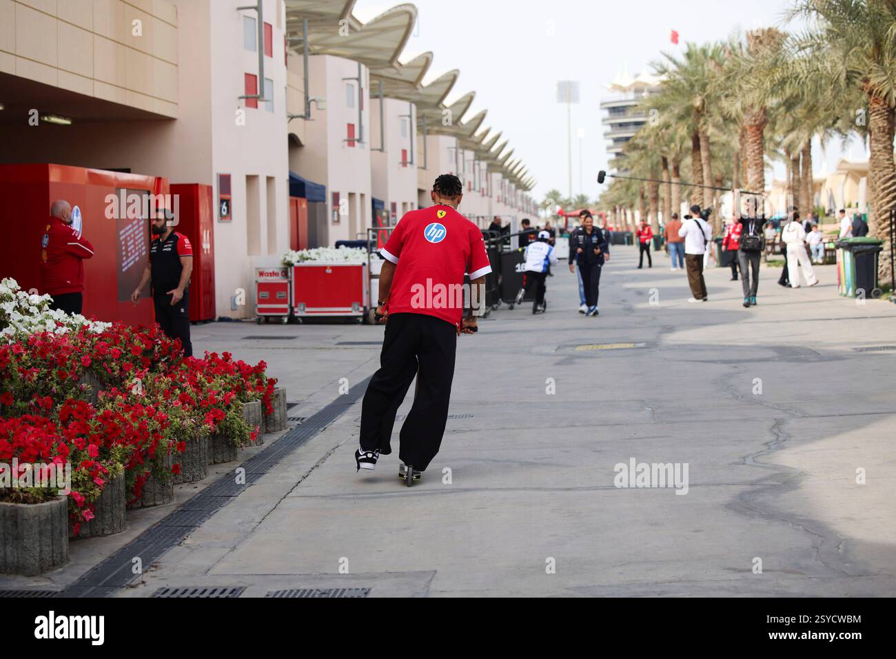 Lewis Hamilton (Scuderia Ferrari HP, #44), BAH, Bahrain Preseason ...