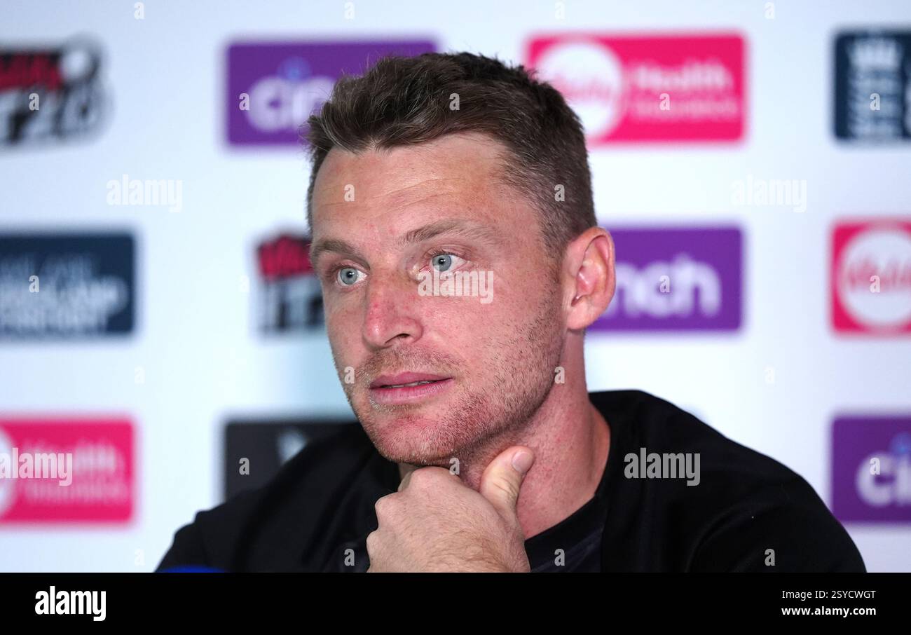 File photo dated 21-05-2024 of England's Jos Buttler, who has announced ...