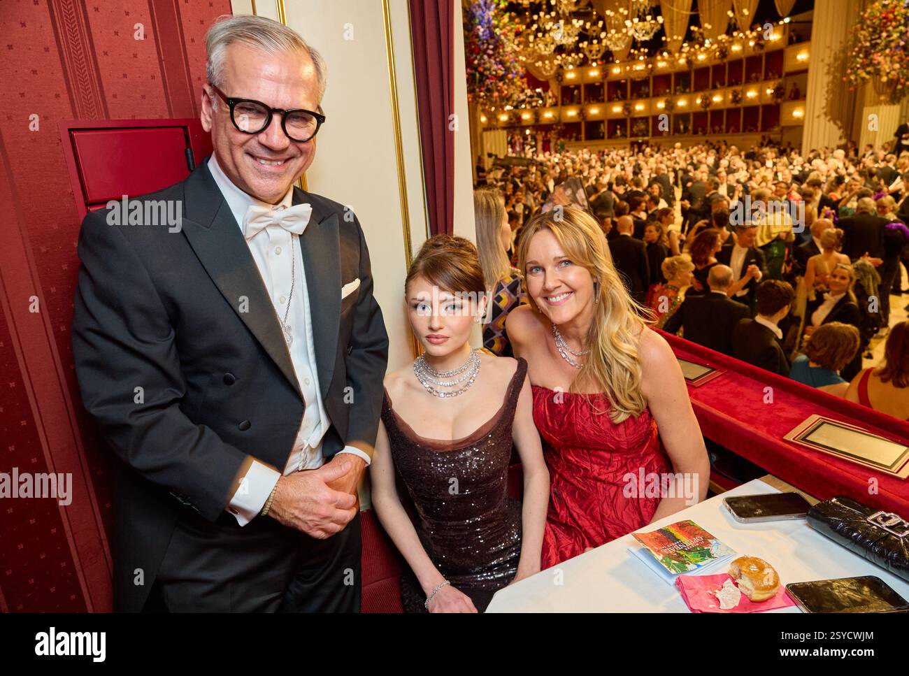 at the Vienna State Opera in Vienna, Austria. , . on 27 February 2025 ...