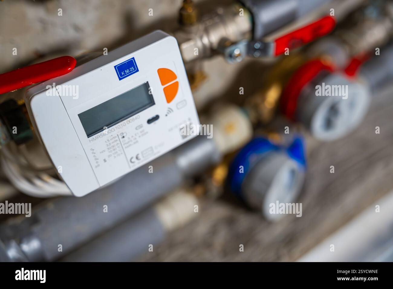 Smart water and heat meters with remote data transmission installed in ...