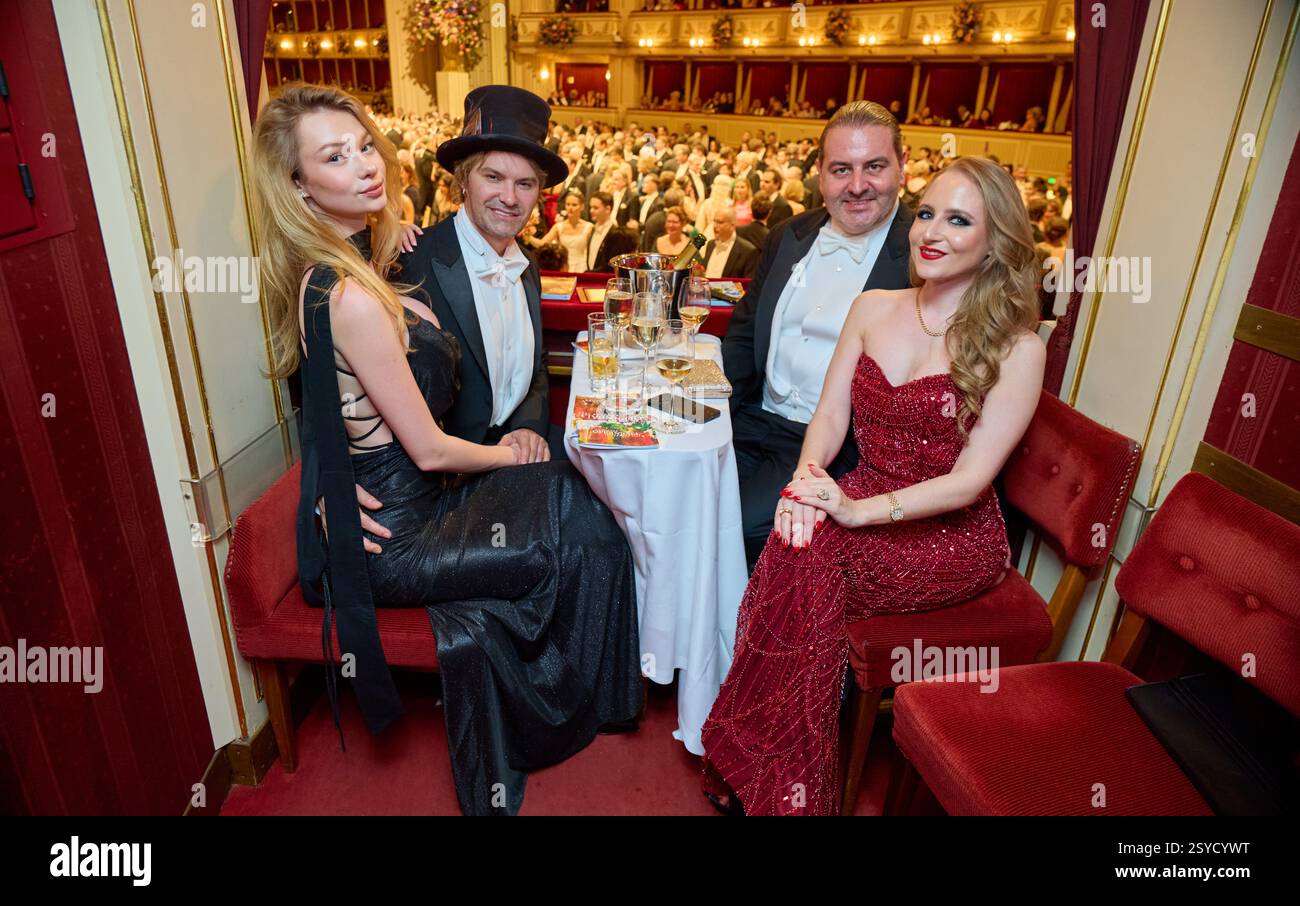 at the Vienna State Opera in Vienna, Austria. , . on 27 February 2025 ...