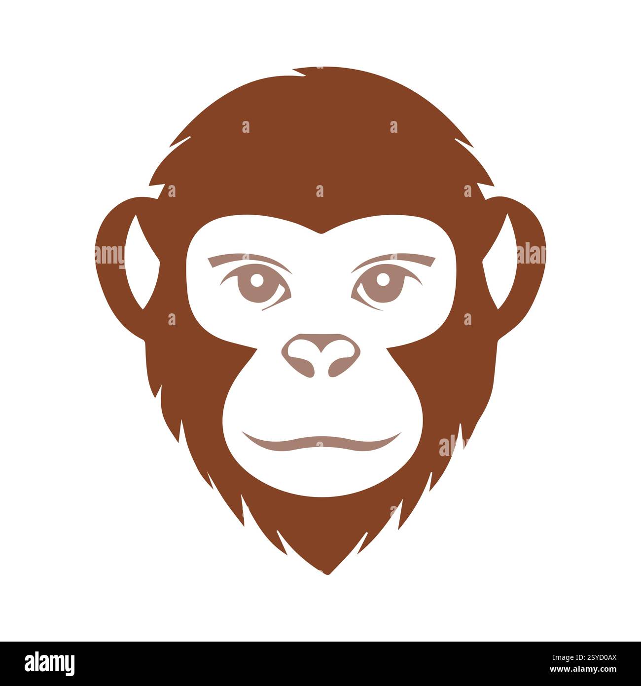 Illustration little white monkey monkey Cut Out Stock Images & Pictures ...